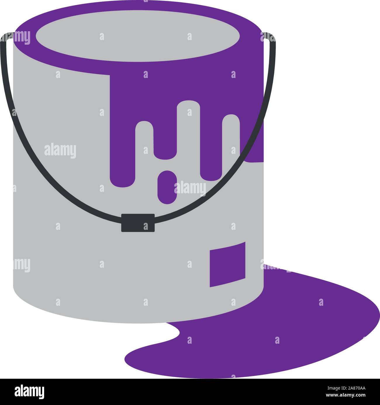 Paint bucket design, School art creativity painter workshop pasion and ...