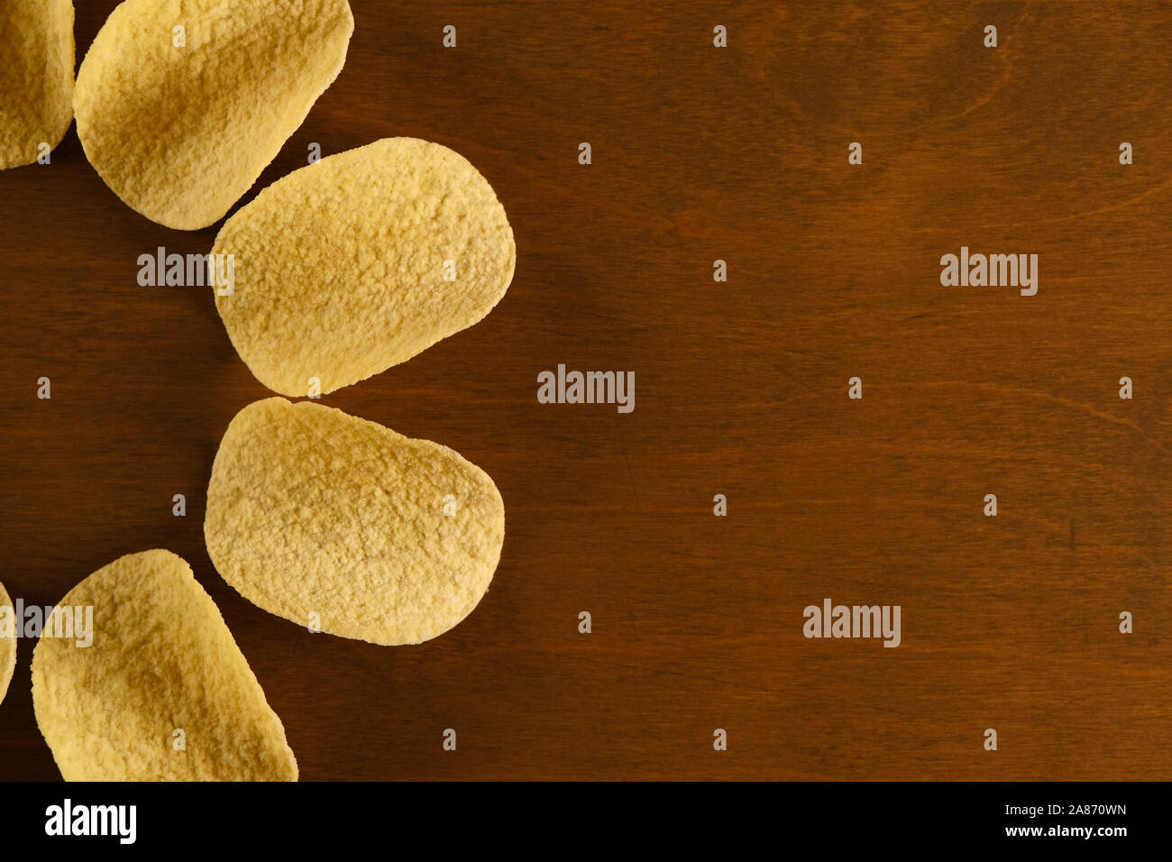 Potato chips top view hi-res stock photography and images - Alamy