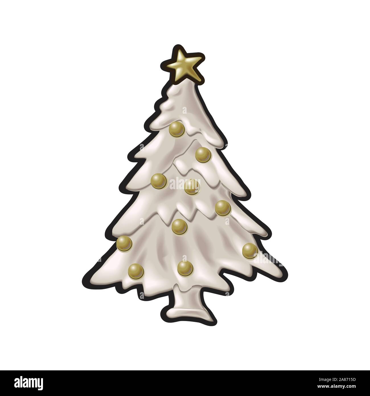 Christmas decorations vintage photo Stock Vector Images - Alamy