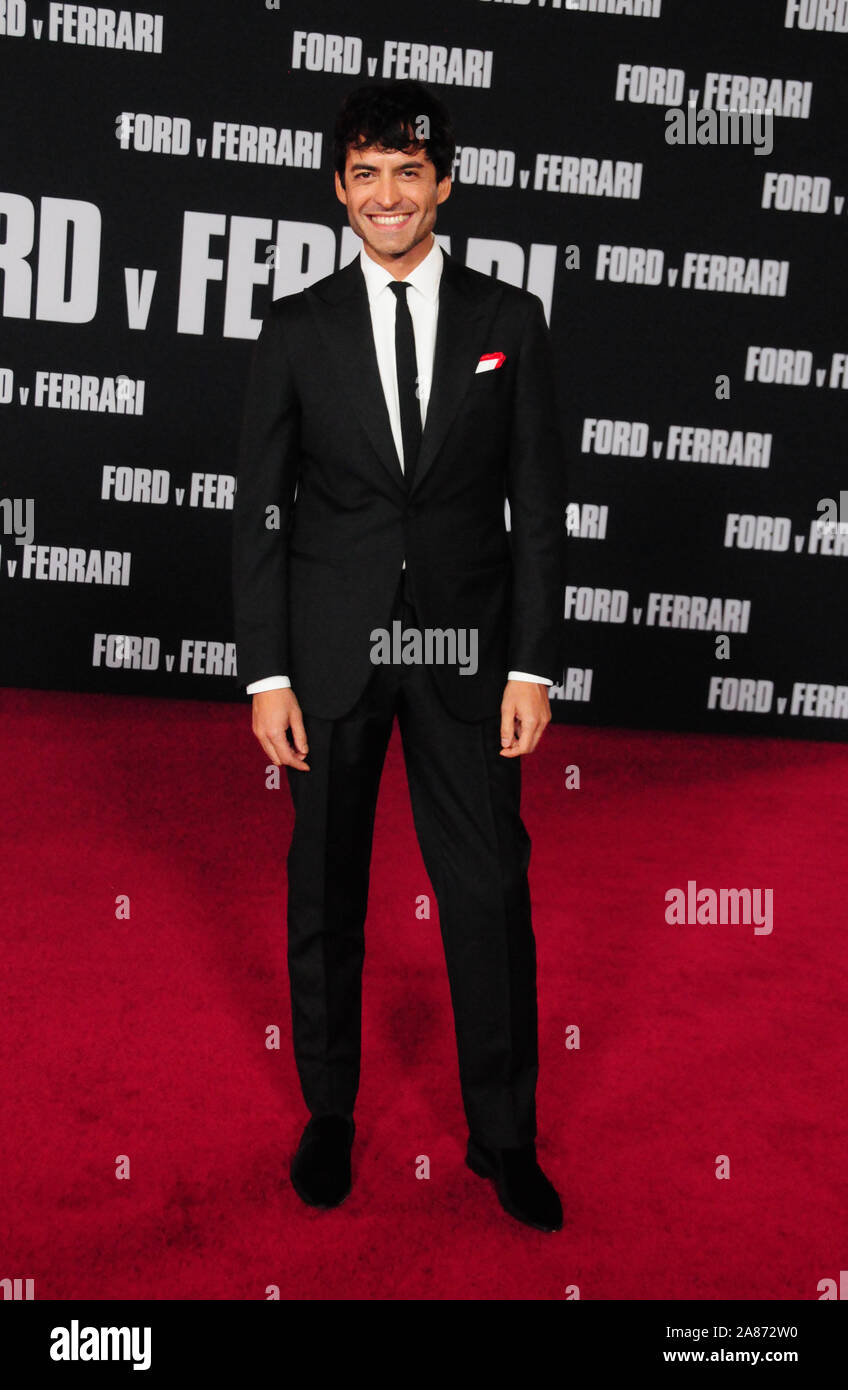 Hollywood, California, USA 4th November 2019 Actor Francesco Bauco ...
