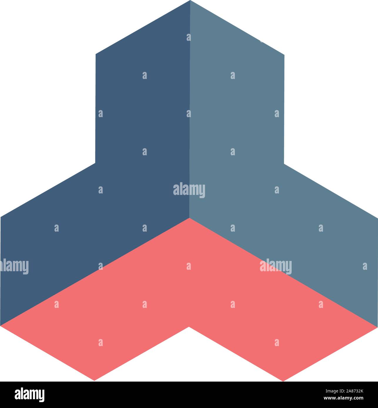 Abstract isometric cubical logo template for your company. Isometric ...