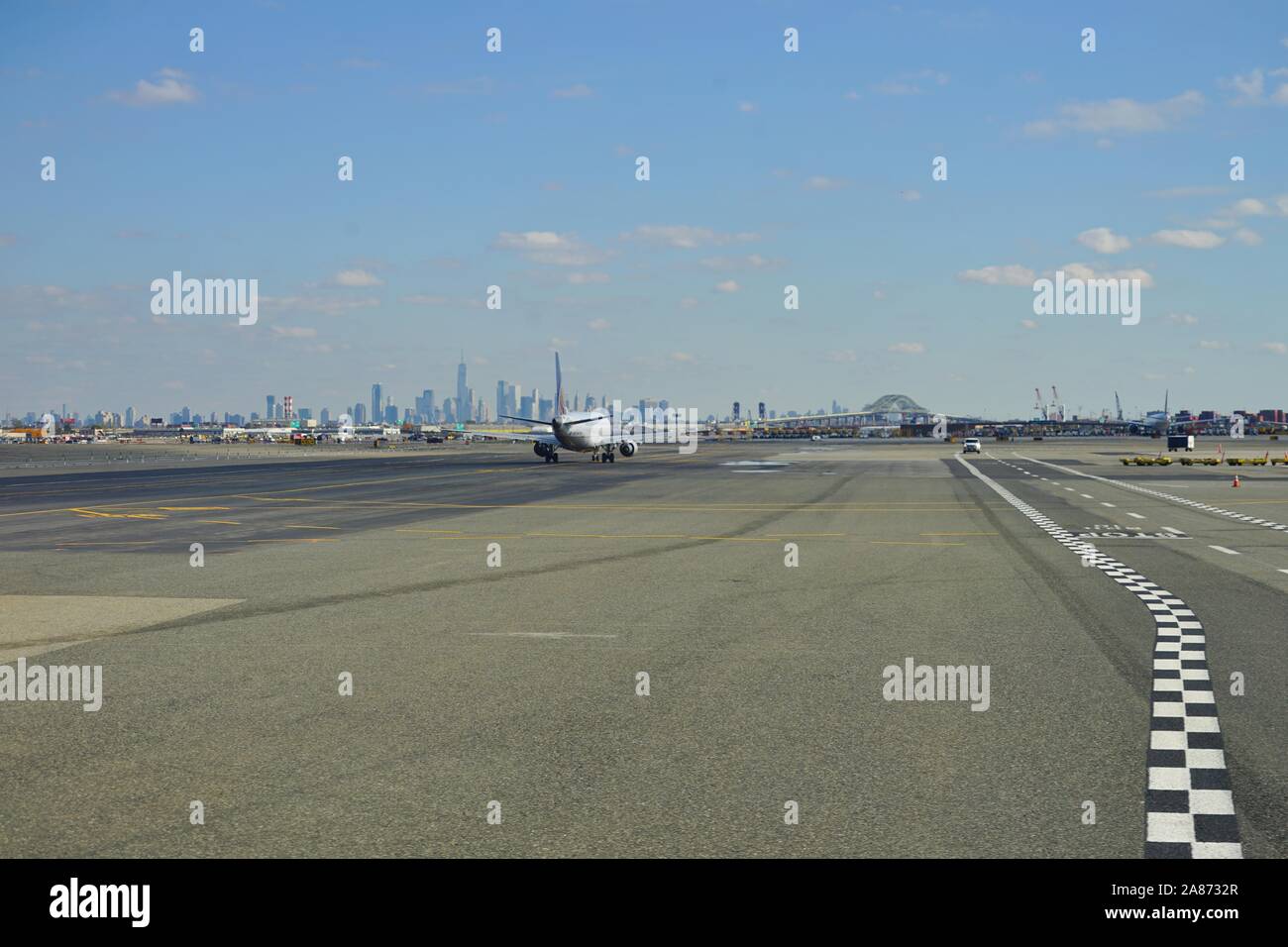 NEWARK, NJ -2 NOV 2019- View of an airplane from United Airlines (UA ...