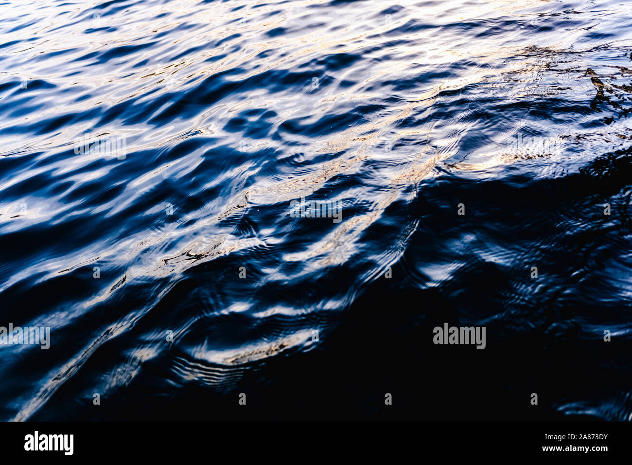 Natural seawater background with waves that move the water Stock Photo ...