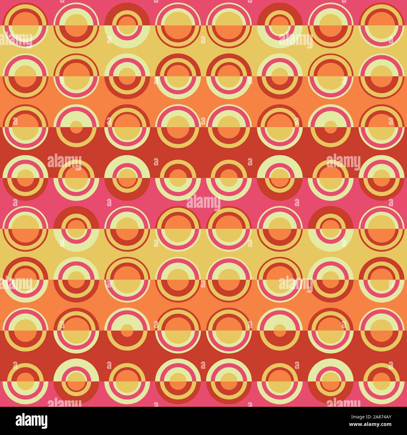 Abstract repeated dots. Flat, retro geometric design. Vector spotty ...