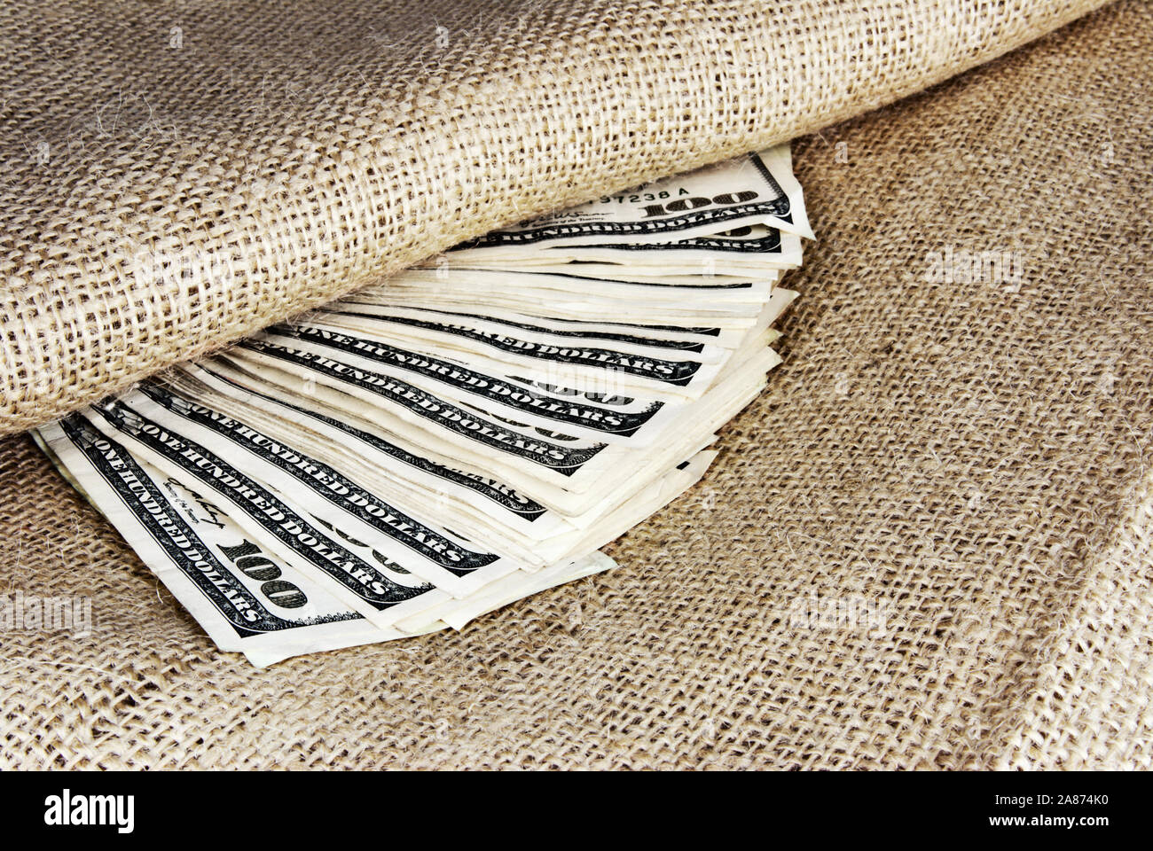 Sack of money dollars hi-res stock photography and images - Alamy