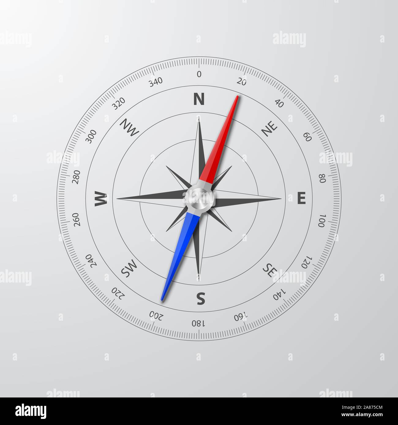 Compass rose vector hi-res stock photography and images - Alamy