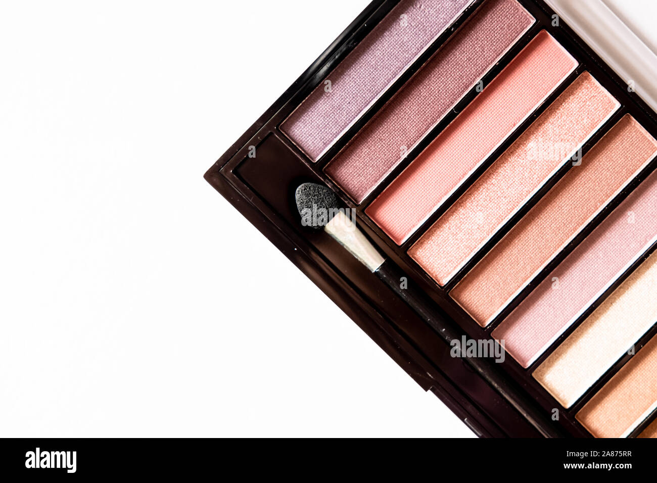 Cosmetic eye shadows background Stock Photo - Alamy