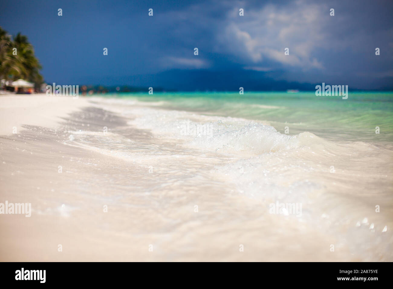 Perfect tropical beach with turquoise water and white sand beaches in ...