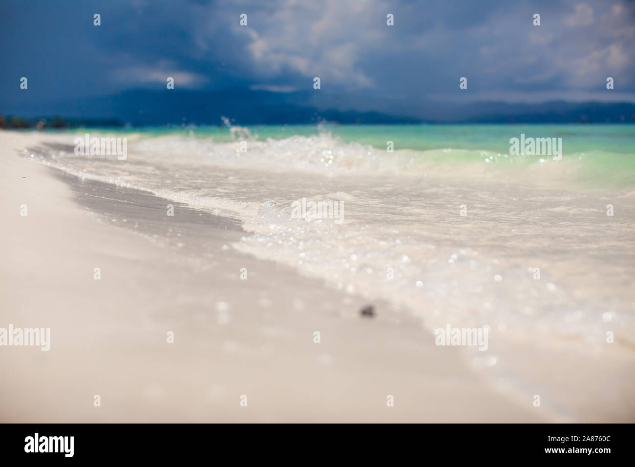 Perfect tropical beach with turquoise water and white sand beaches in ...