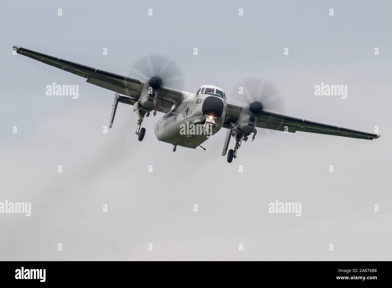 VANDALIA, OHIO / USA - JUNE 23, 2018: A United States Navy C-2 ...