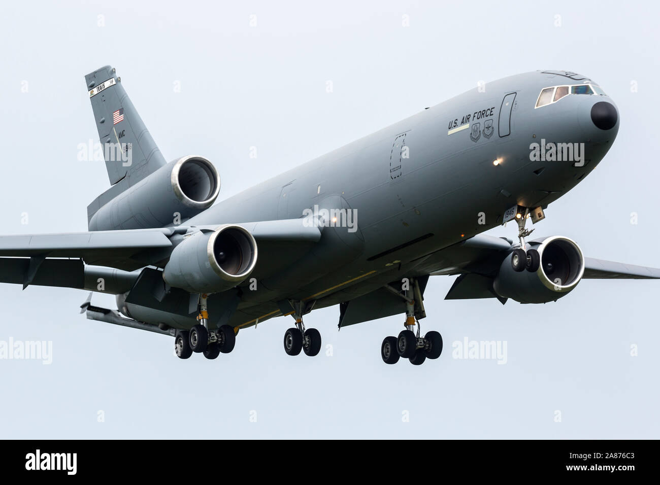 VANDALIA, OHIO / USA - JUNE 23, 2018: A United States Air Force KC-10 ...