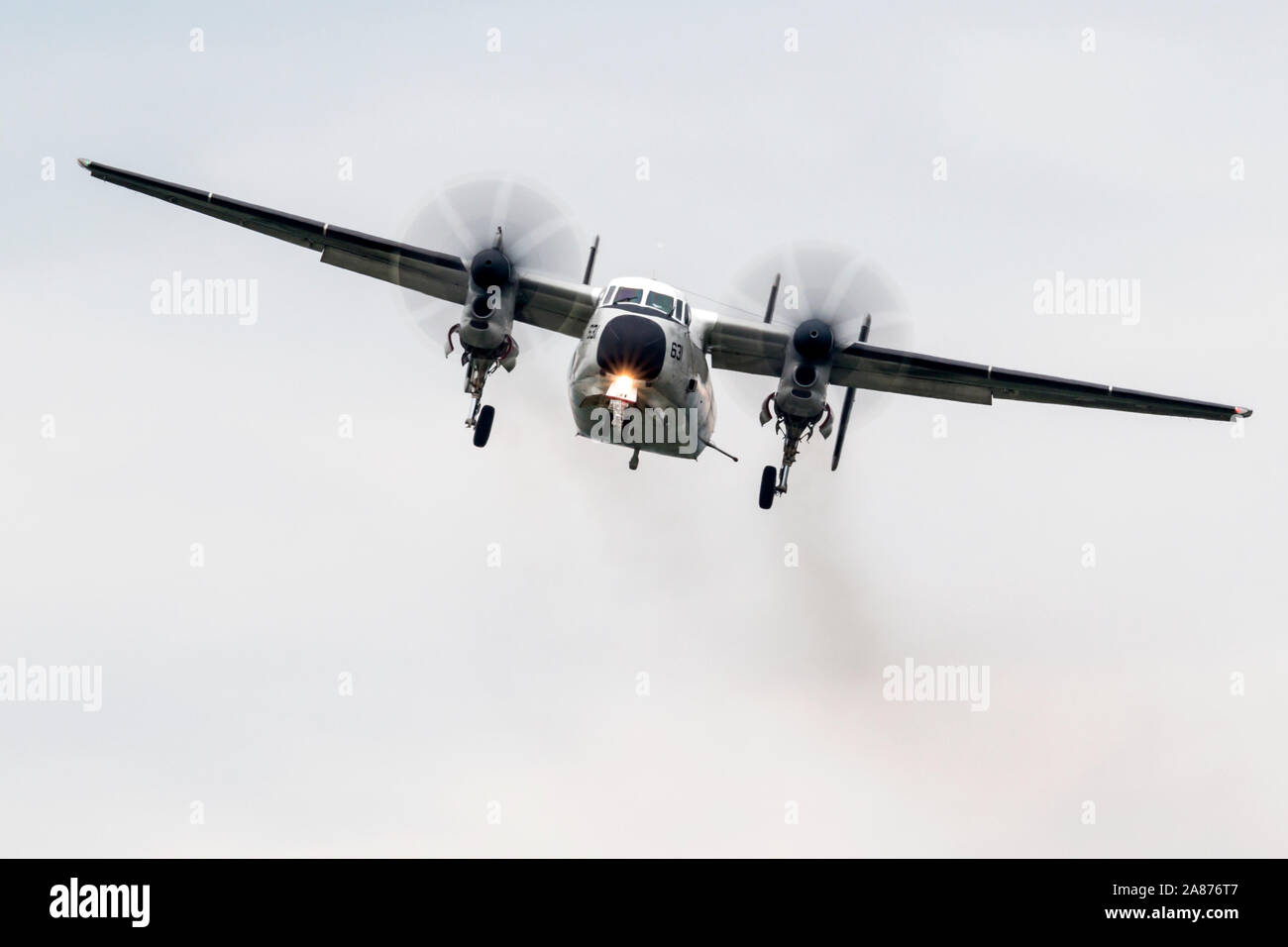 VANDALIA, OHIO / USA - JUNE 23, 2018: A United States Navy C-2 ...