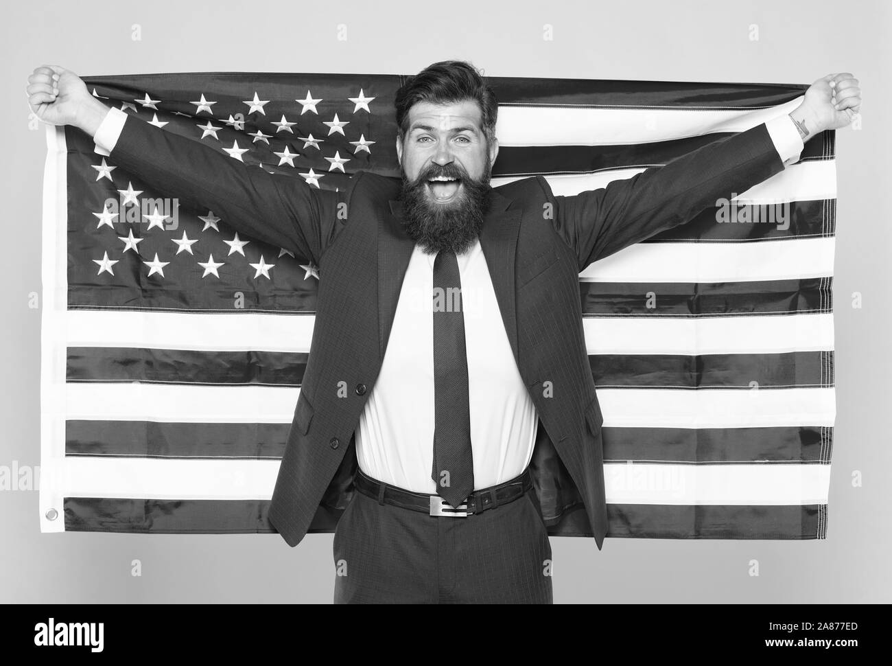 Employer american Black and White Stock Photos & Images - Alamy