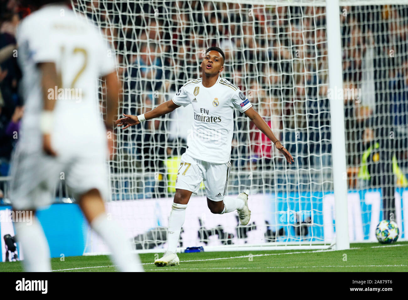 Madrid, Spain. Credit: D. 6th Nov, 2019. Rodrygo (Real) Football/Soccer ...