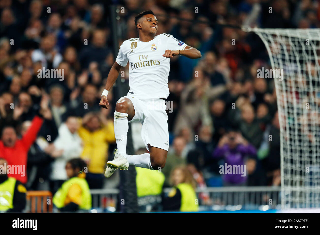 Madrid, Spain. Credit: D. 6th Nov, 2019. Rodrygo (Real) Football/Soccer ...