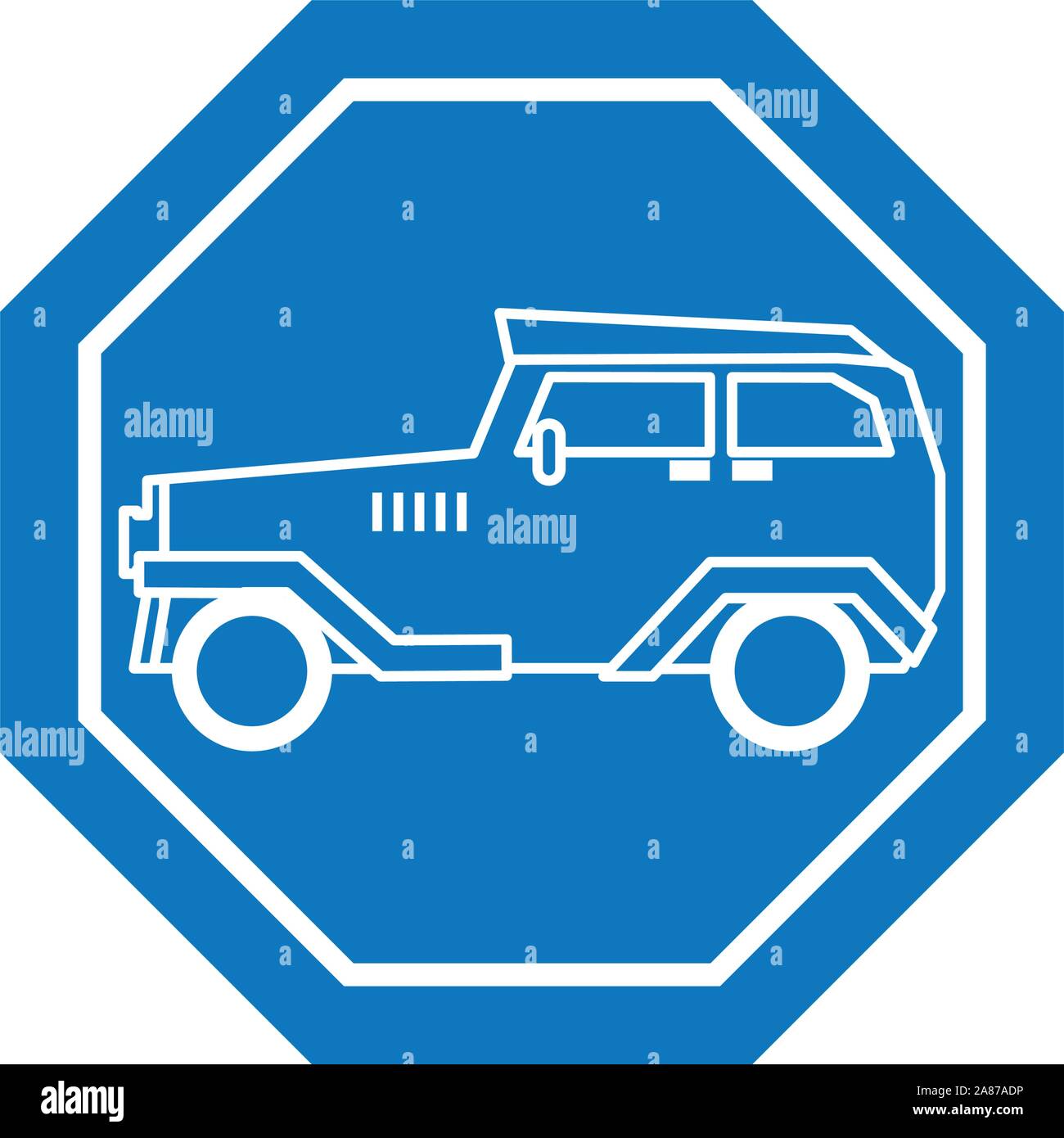 classic car inside road sign icon design, Automobile auto ...