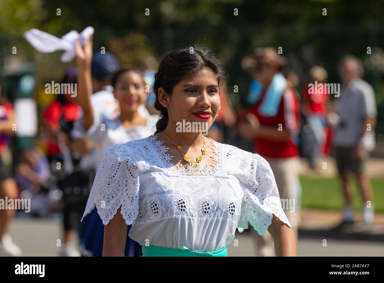 Washington DC, USA - September 21, 2019: The Fiesta DC, Peruvian ...