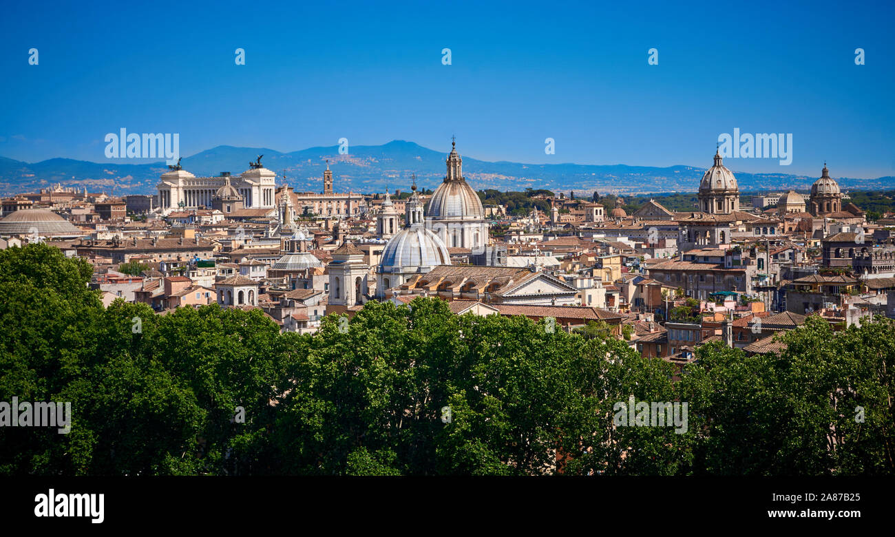 Beautiful view from castel santangelo hi-res stock photography and ...