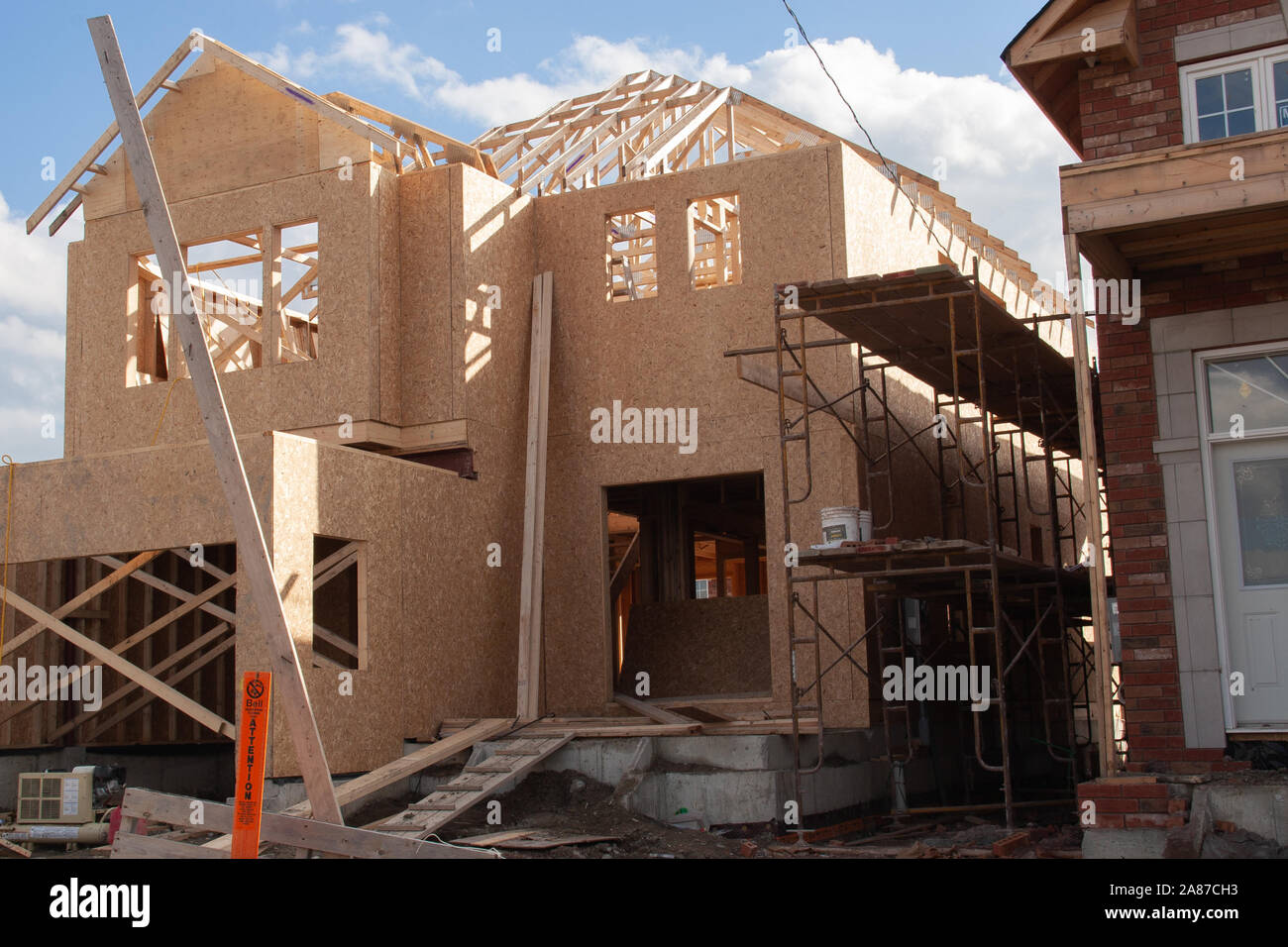 construction site in Canada back to 2006 Stock Photo - Alamy