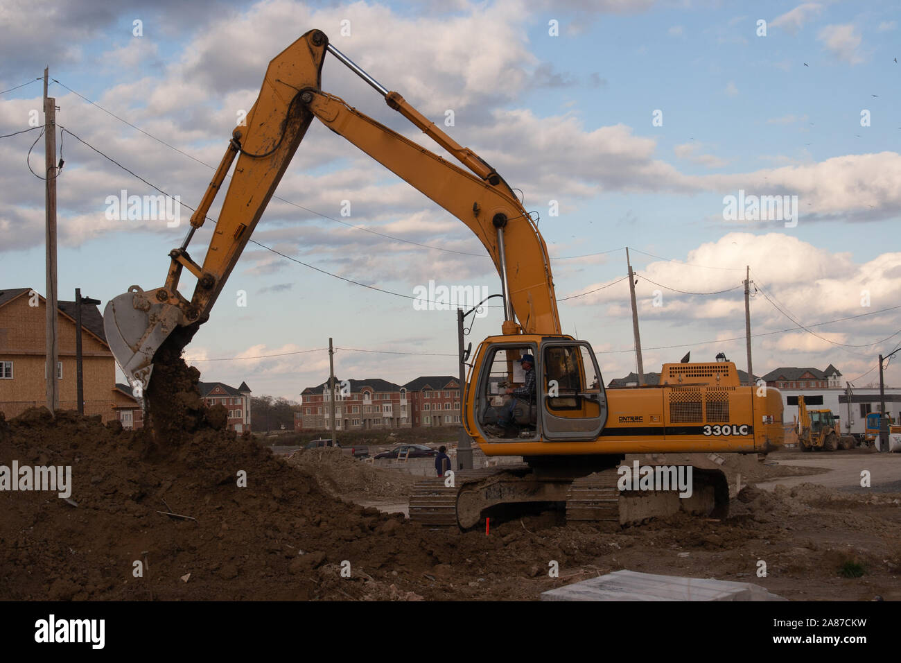 construction site in Canada back to 2006 Stock Photo - Alamy