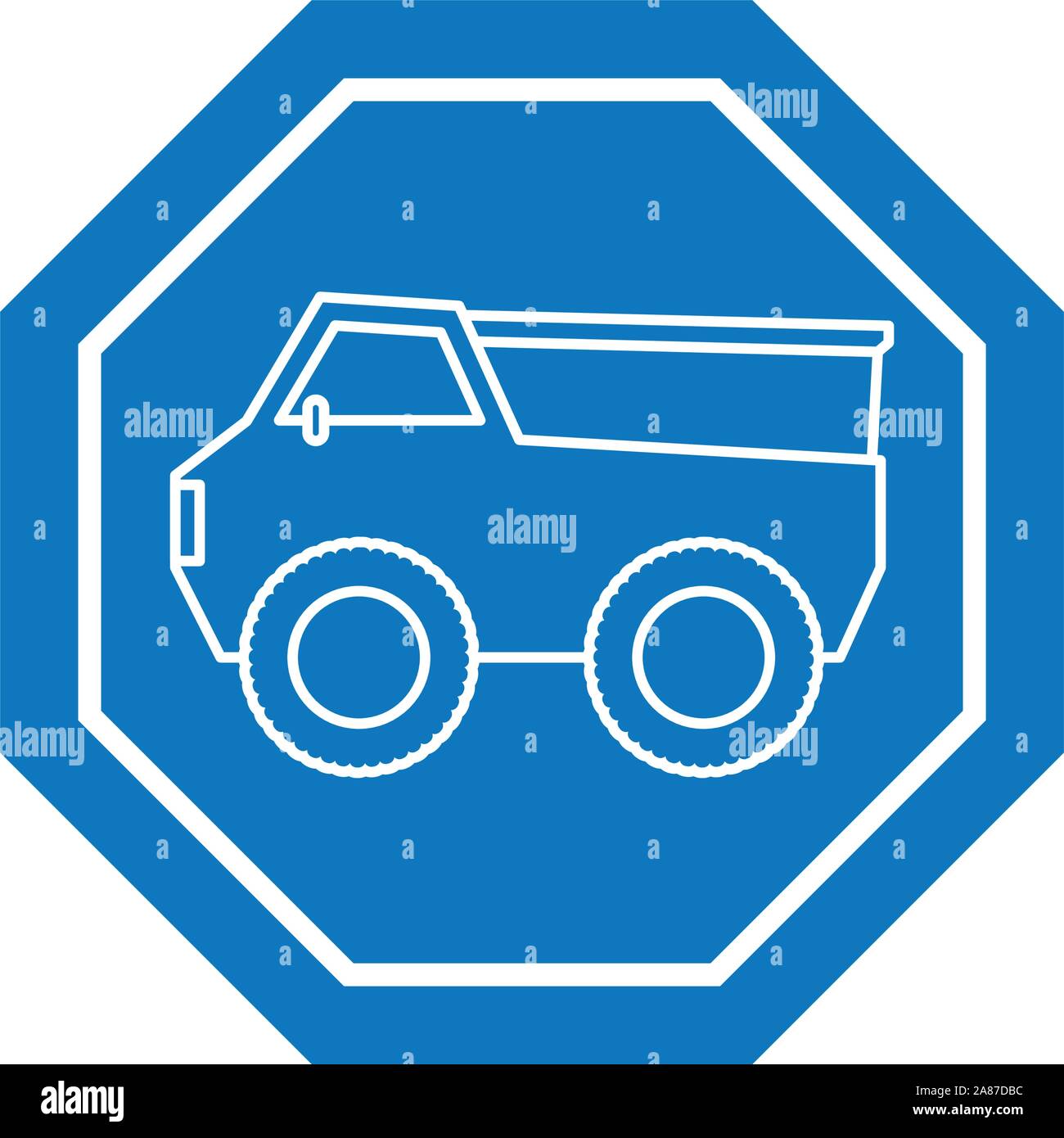 dump truck inside road sign icon design, Automobile auto transportation ...