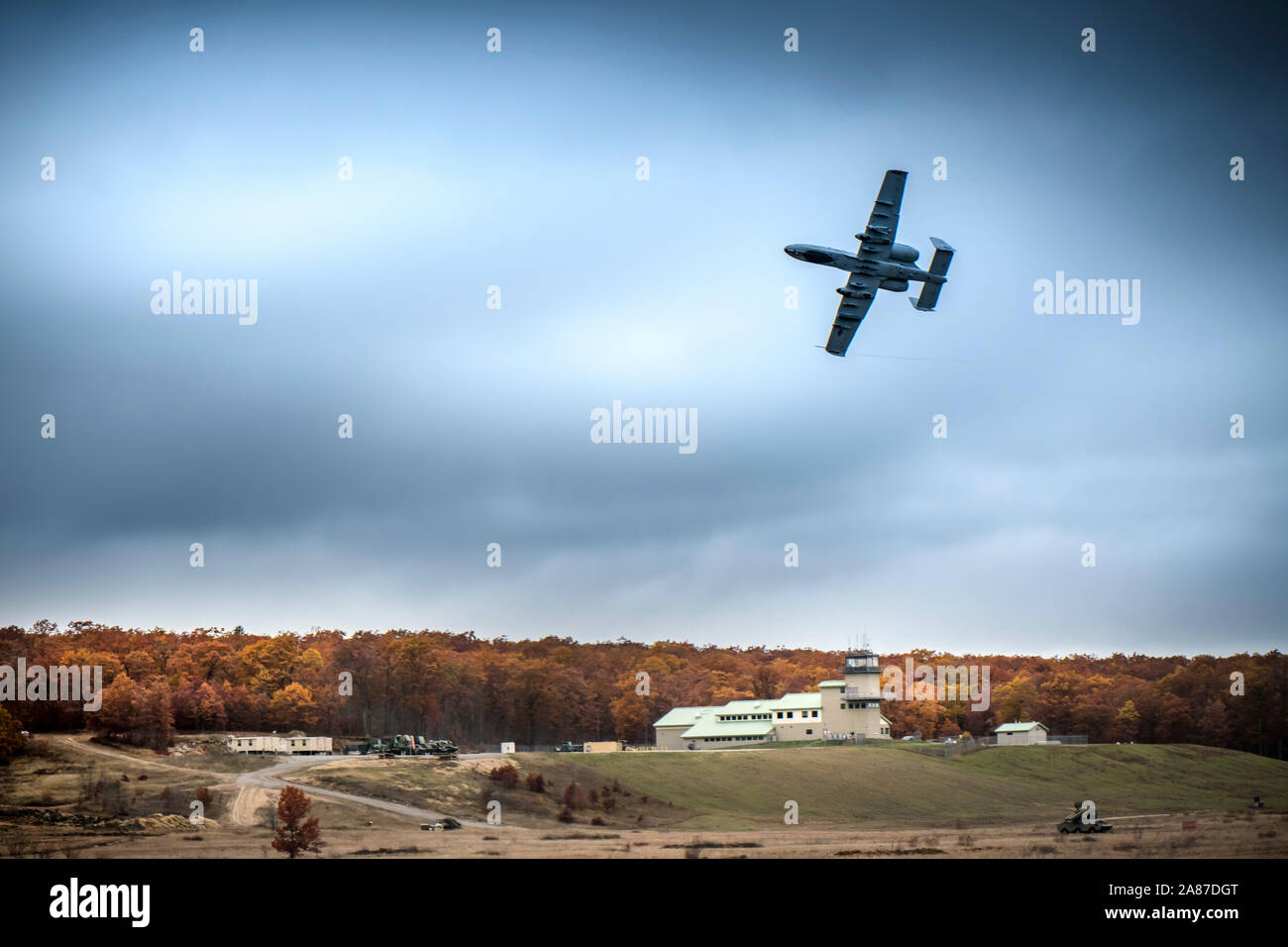 Grayling aerial gunnery range hi-res stock photography and images - Alamy