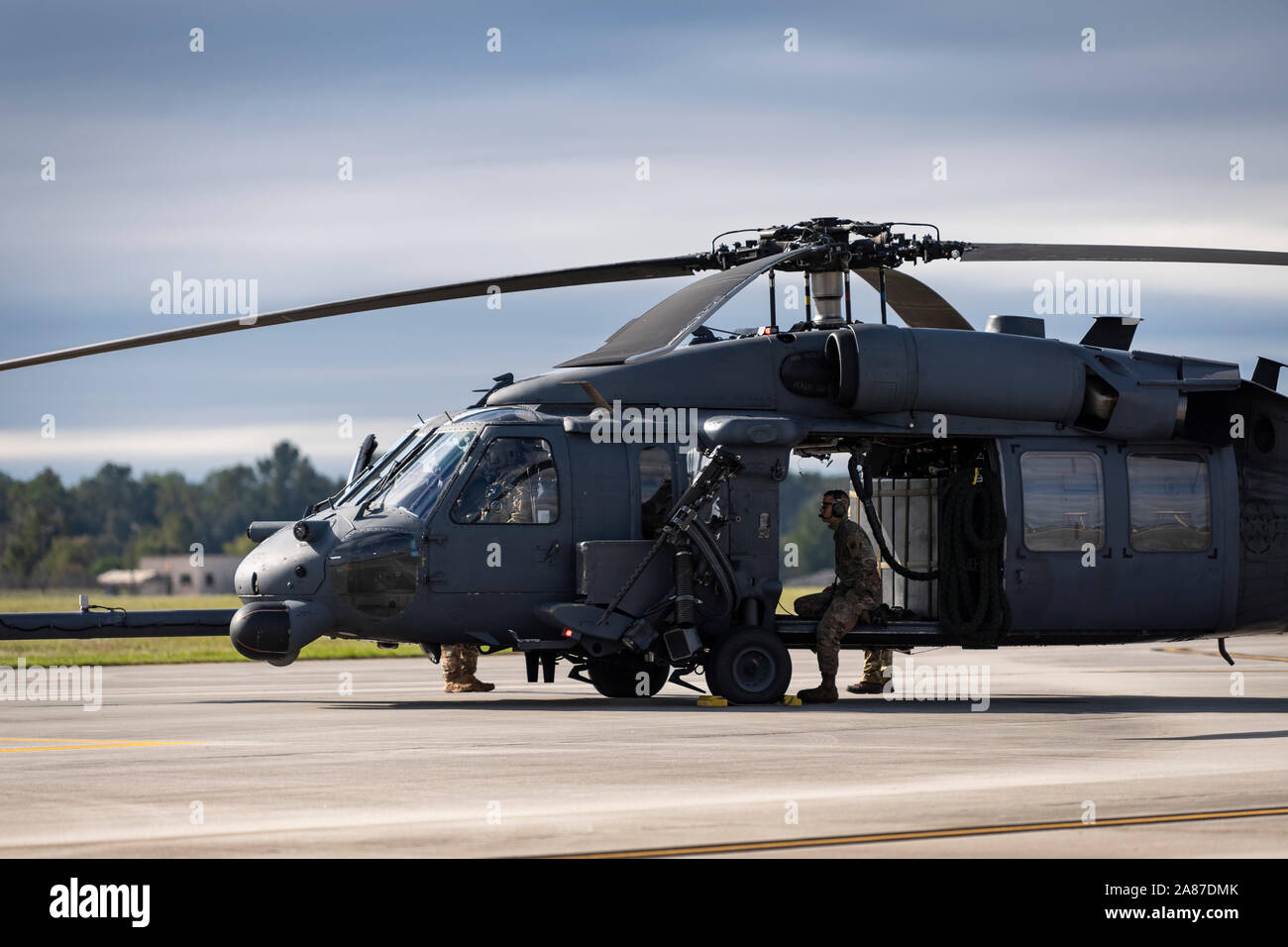An HH-60G Pave Hawk crew prepares for the 2019 Thunder Over South ...