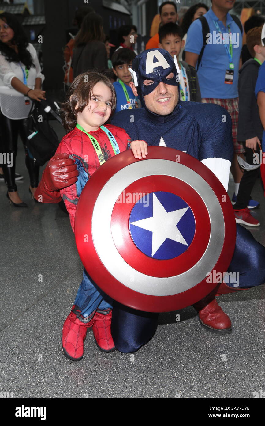 New York Comic Con 2019 Held at Javits Center Featuring: Guests Where ...