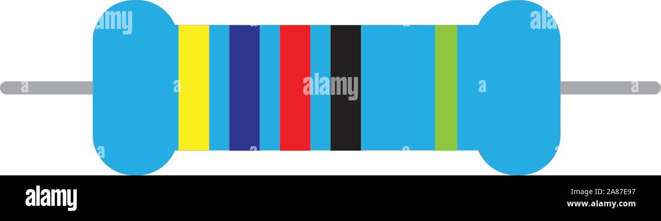 resistor icon on white background. resistor sign. flat style Stock ...