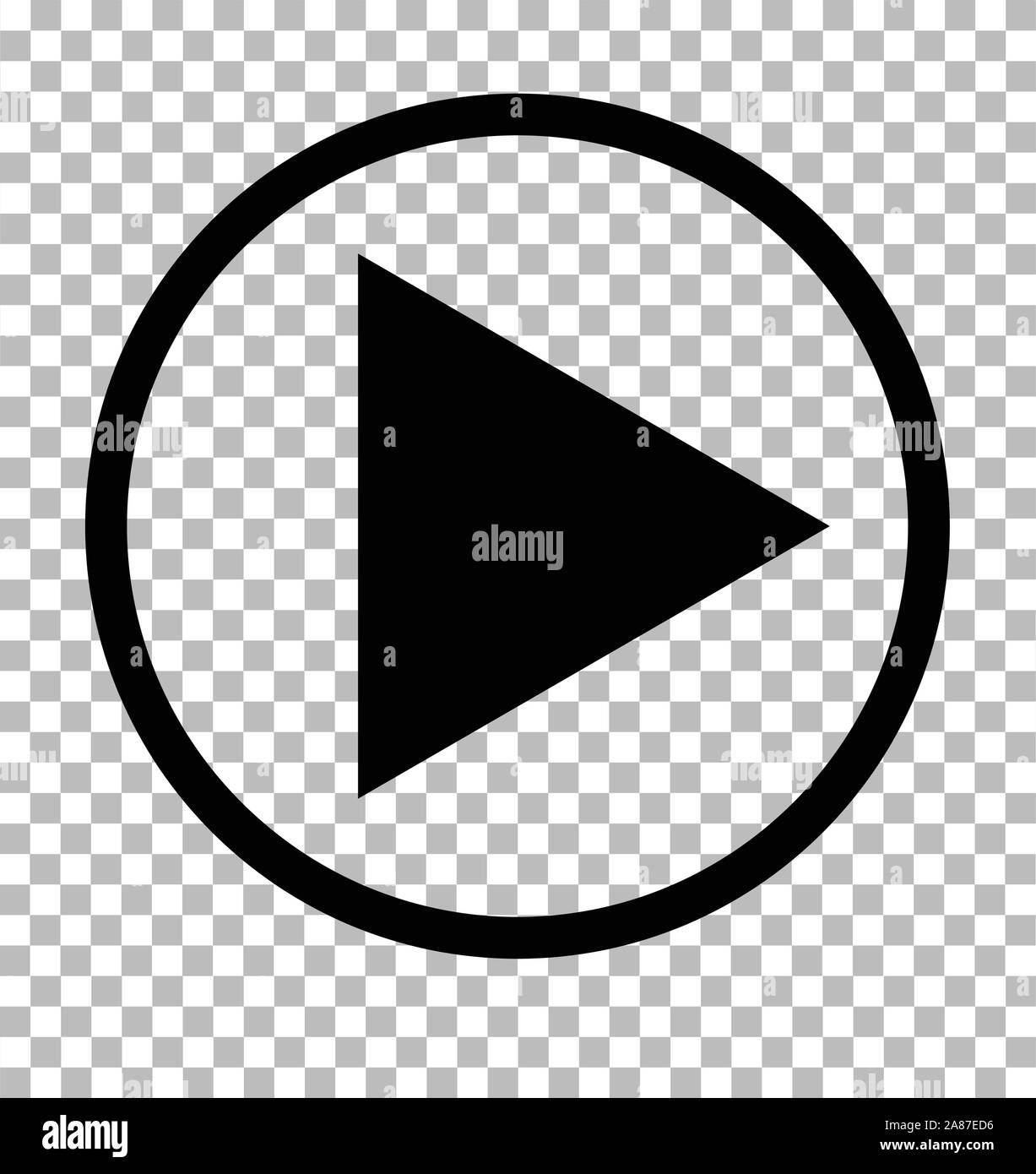 Play sign. Dark gray icon on transparent background. Play icon Stock ...