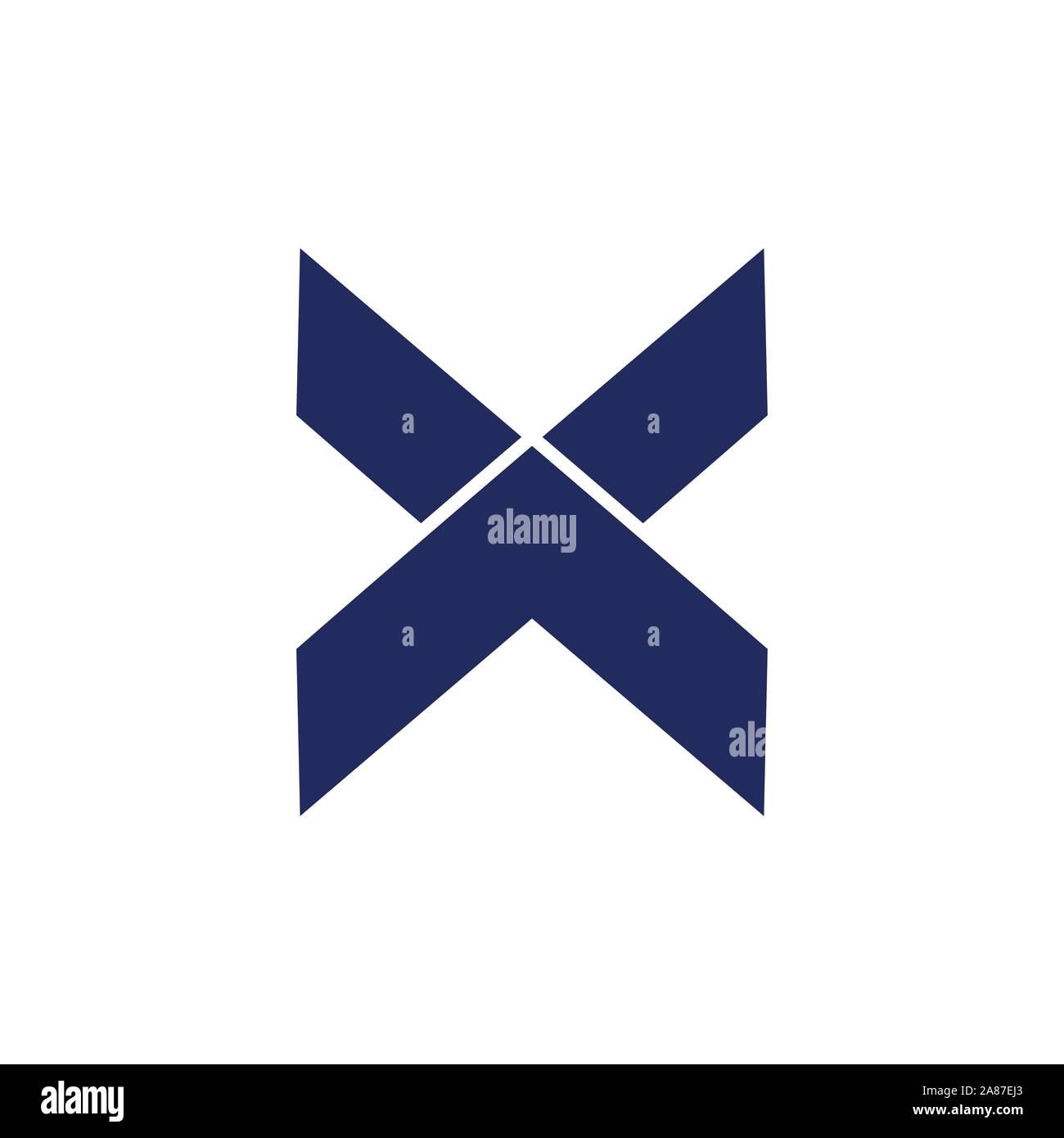 letter x 3d geometric simple logo vector Stock Vector Image & Art - Alamy