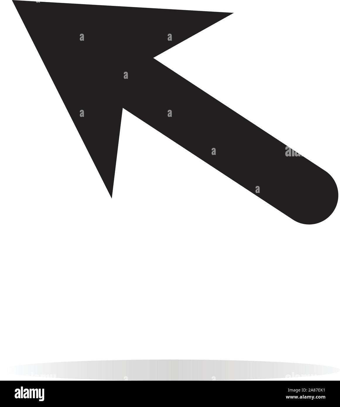 arrow icon on white background. flat style. arrows icon for your web ...