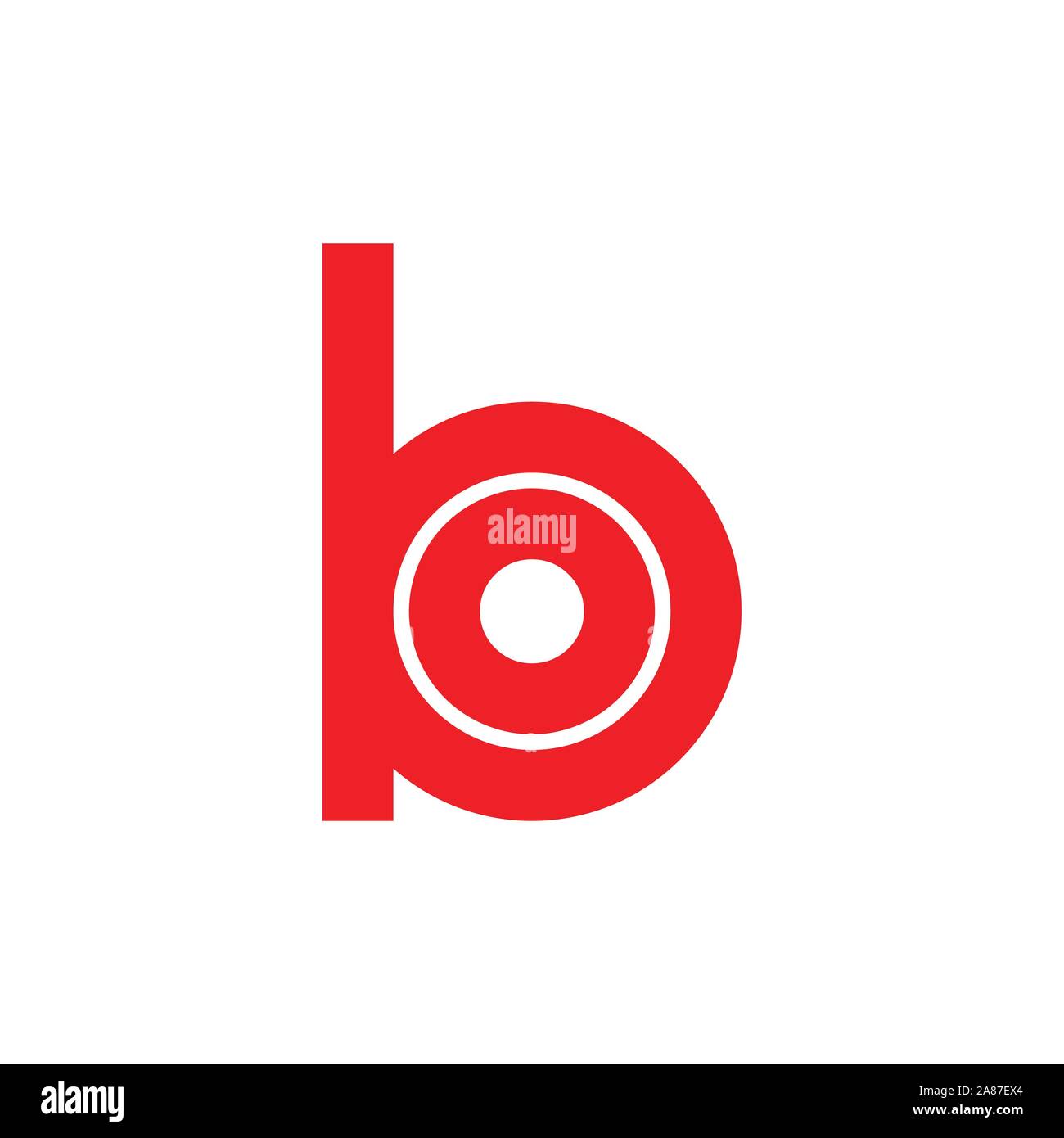 letters bo simple geometric line logo Stock Vector Image & Art - Alamy