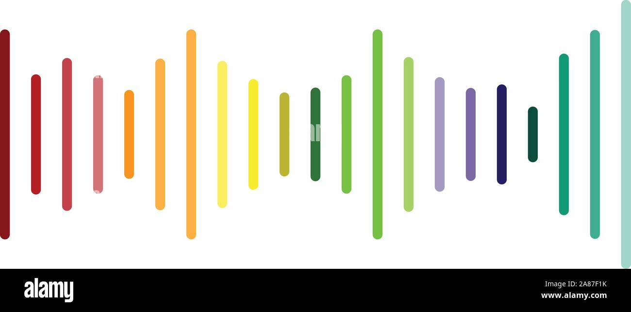 volume sound logo on white background. volume sound sign. flsy style ...