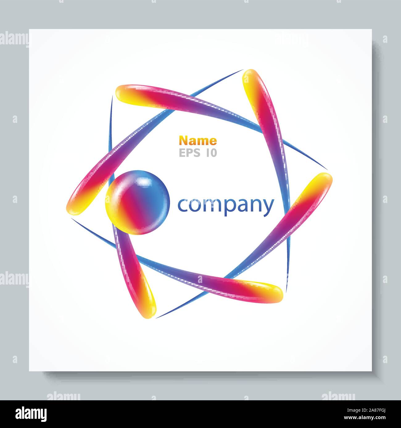 Abstract Vector Logo. Element Design Template. Creative Symbol Stock ...