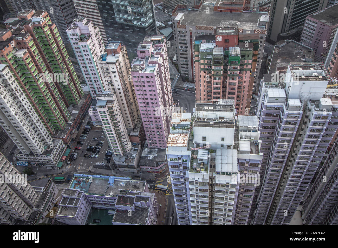 Hong Kong buildings Stock Photo - Alamy