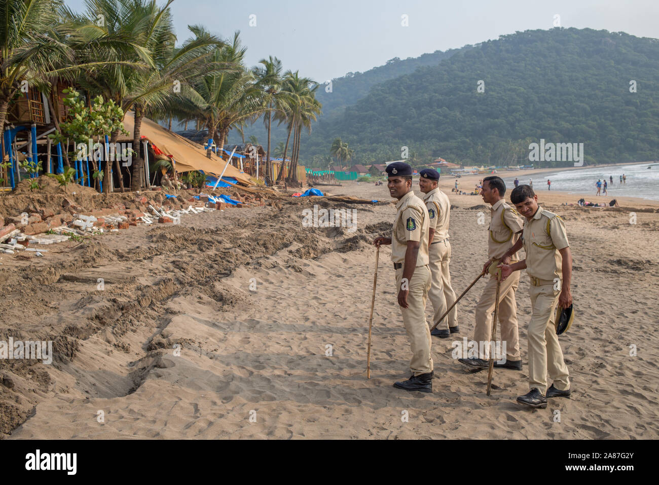 Indian police hi-res stock photography and images - Alamy