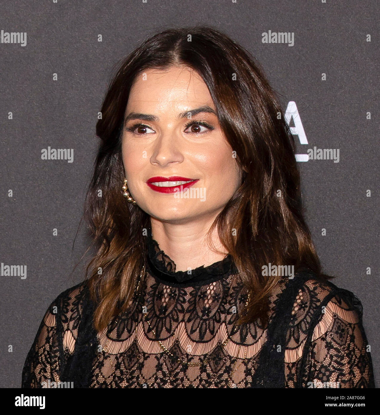 Los Angeles, California - November 02, 2019: Maria Karan arrives at the ...