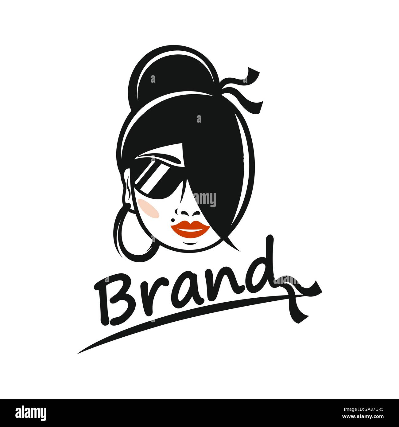 Modern beauty and gypsy logo. Vector illustration Stock Vector Image ...