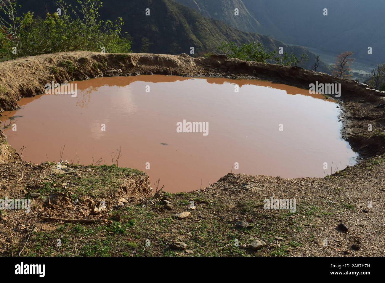 Beautiful scenery of Tamor River Nepal.The Tamor river is one of the ...