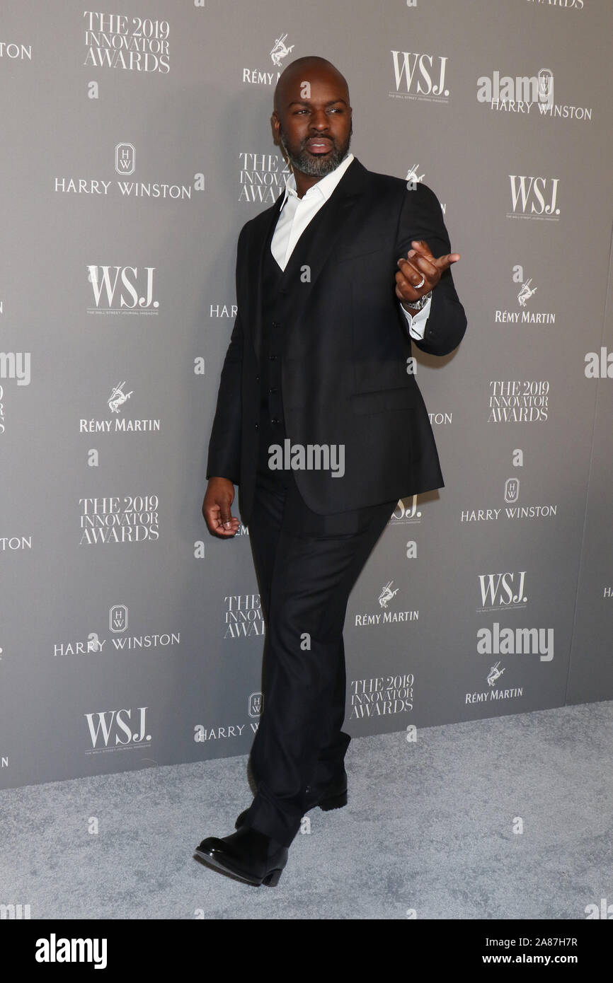 New York, NY, USA. 6th Nov, 2019. Corey Gamble at the 9th Annual WSJ ...