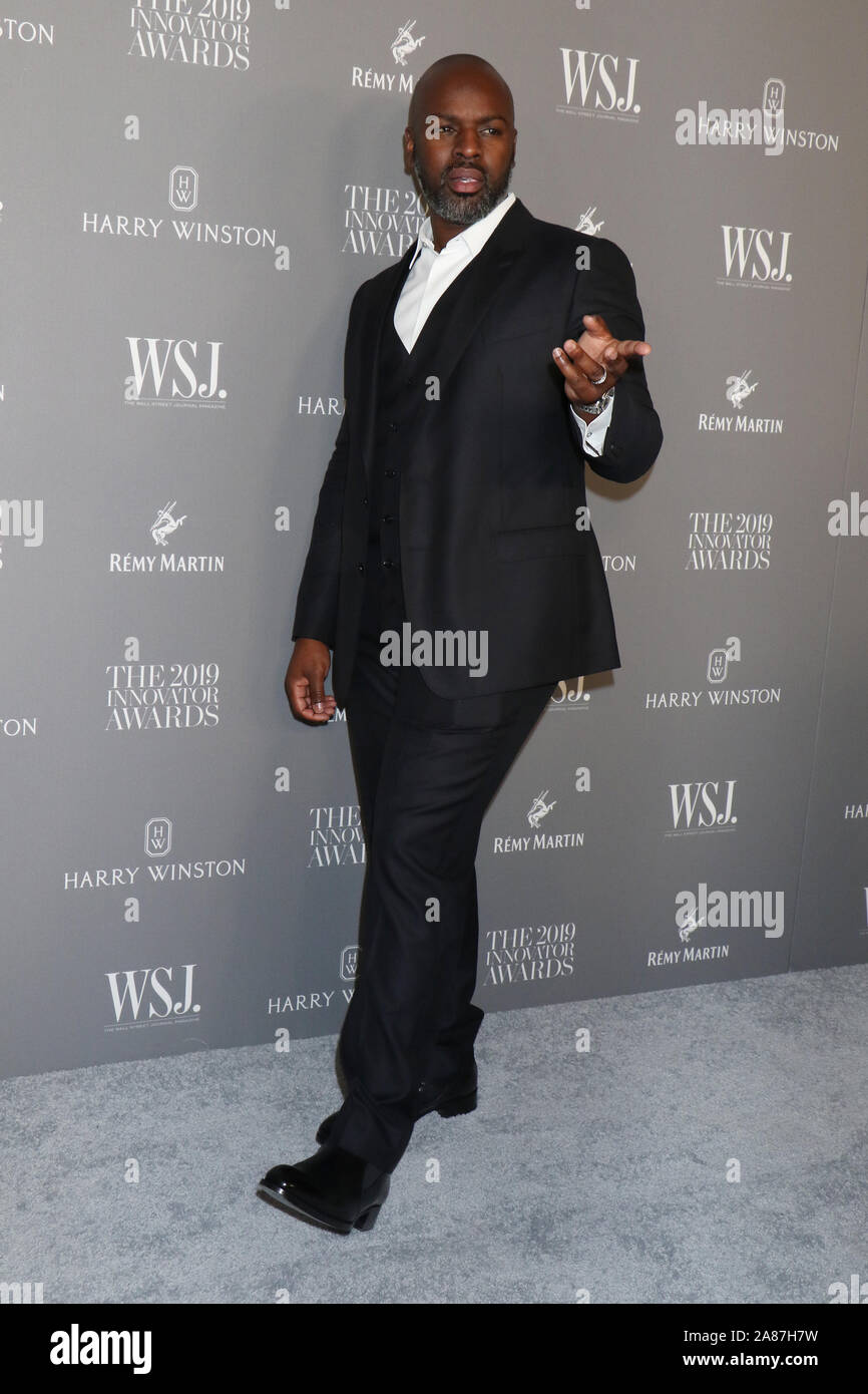 New York, NY, USA. 6th Nov, 2019. Corey Gamble at the 9th Annual WSJ ...