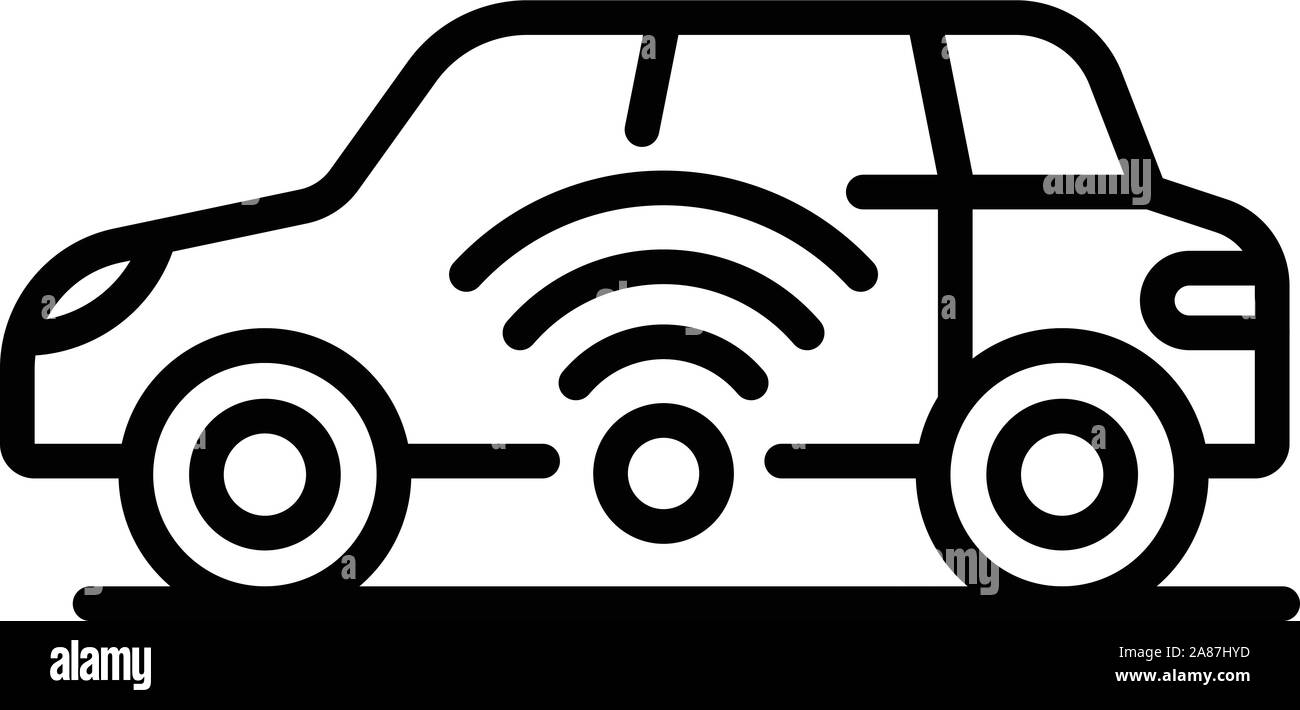 Car wifi signal Black and White Stock Photos & Images - Alamy