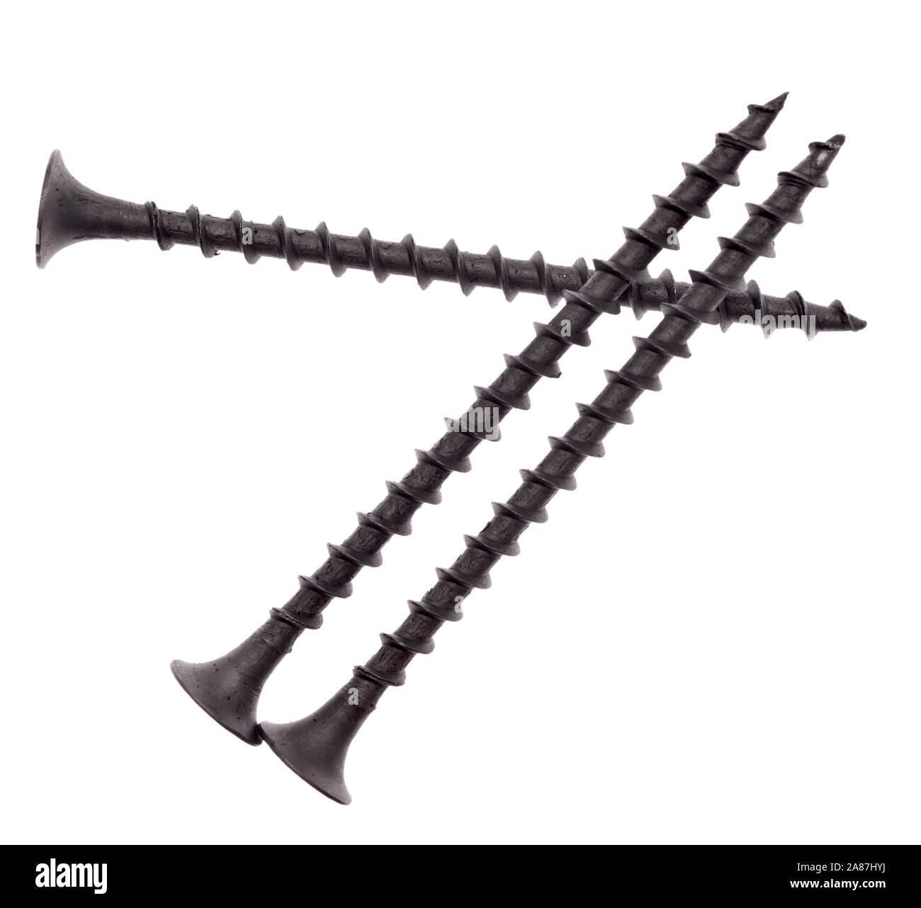 Screws isolated on white background Stock Photo - Alamy