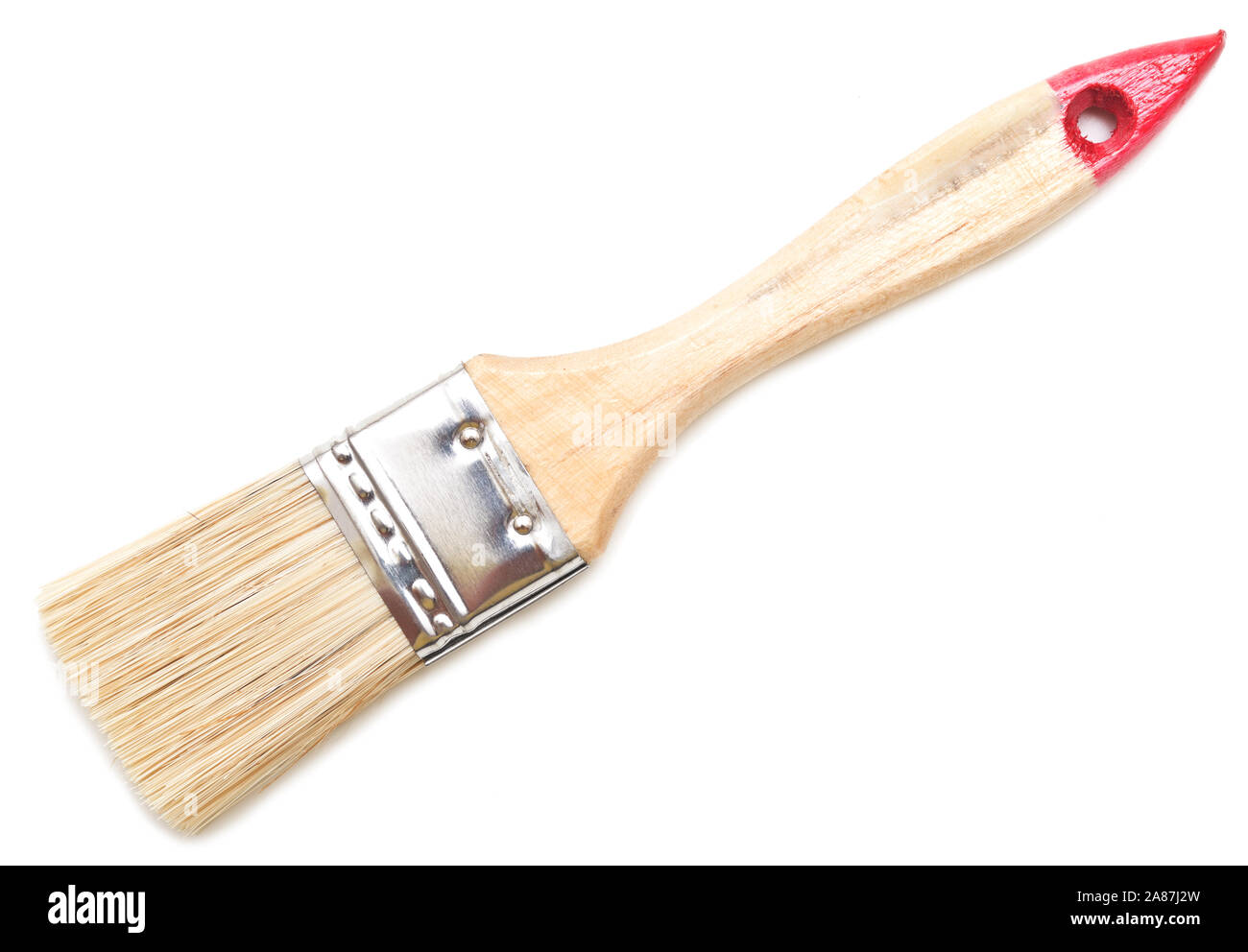 Brush isolated on white background Stock Photo - Alamy