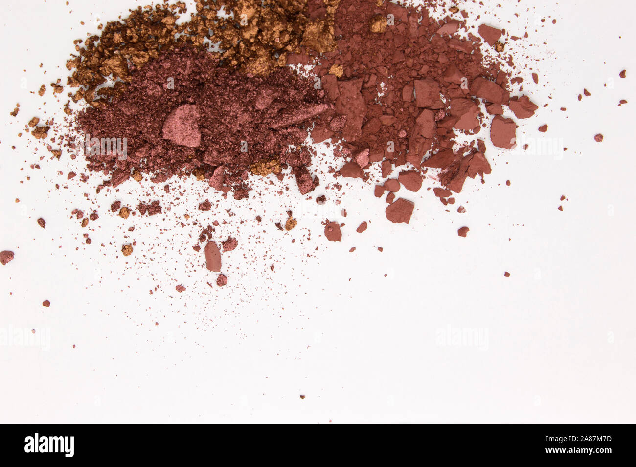 This is a photograph of a Burgundy, Metallic Bronze, and Burnt Umber ...