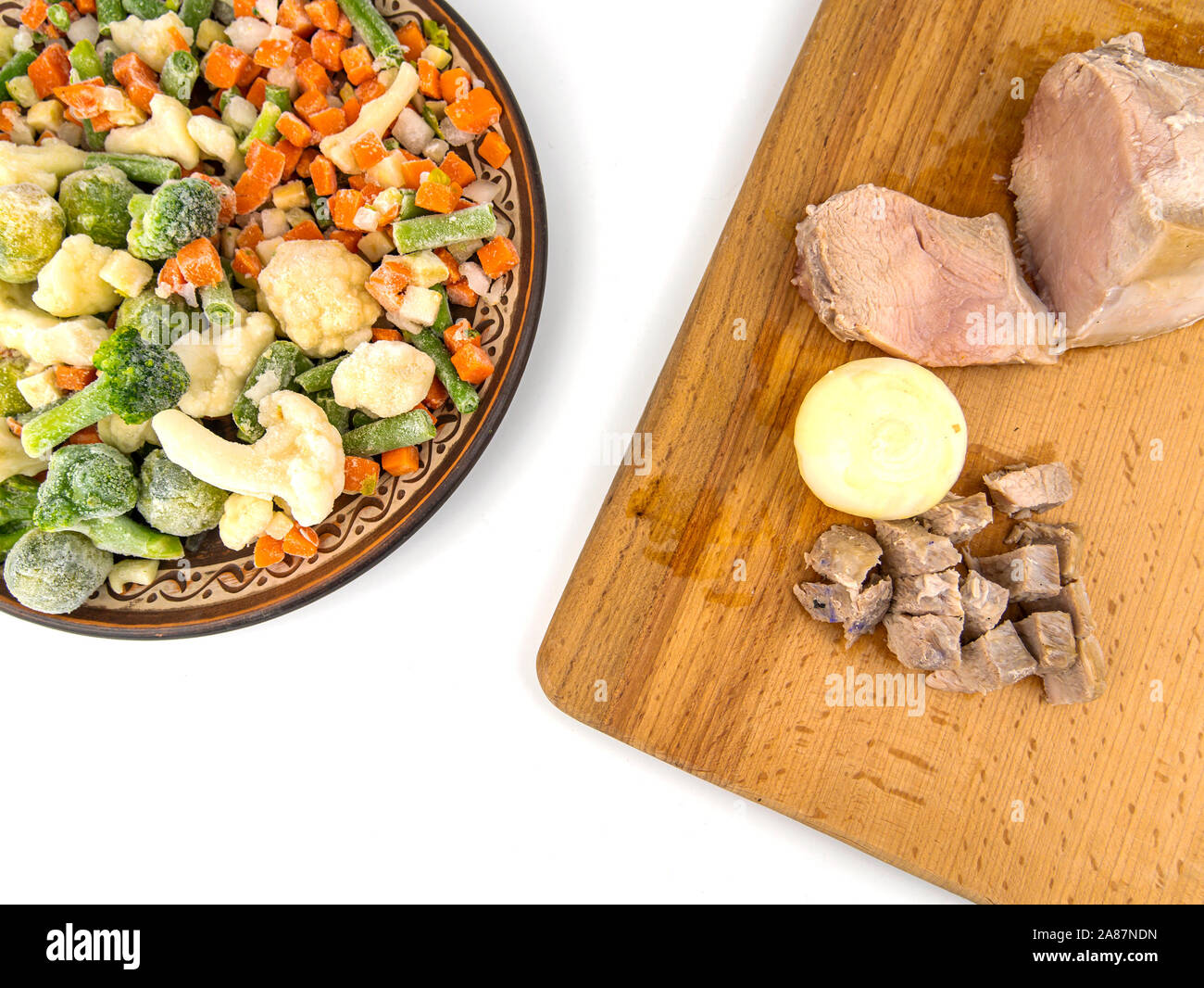 Lean chicken slices hi-res stock photography and images - Alamy
