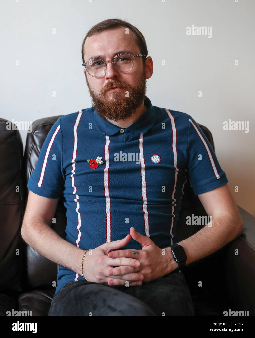 Jack Sargeant, the son of Welsh politican Carl Sargeant, at home in ...
