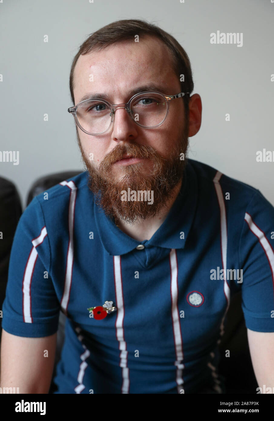 Jack Sargeant, the son of Welsh politican Carl Sargeant, at home in ...