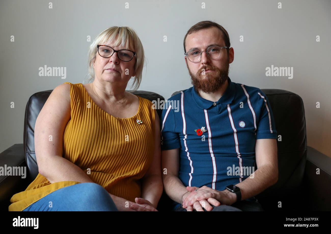 Bernie and Jack Sargeant, the wife and son of Welsh politican Carl ...
